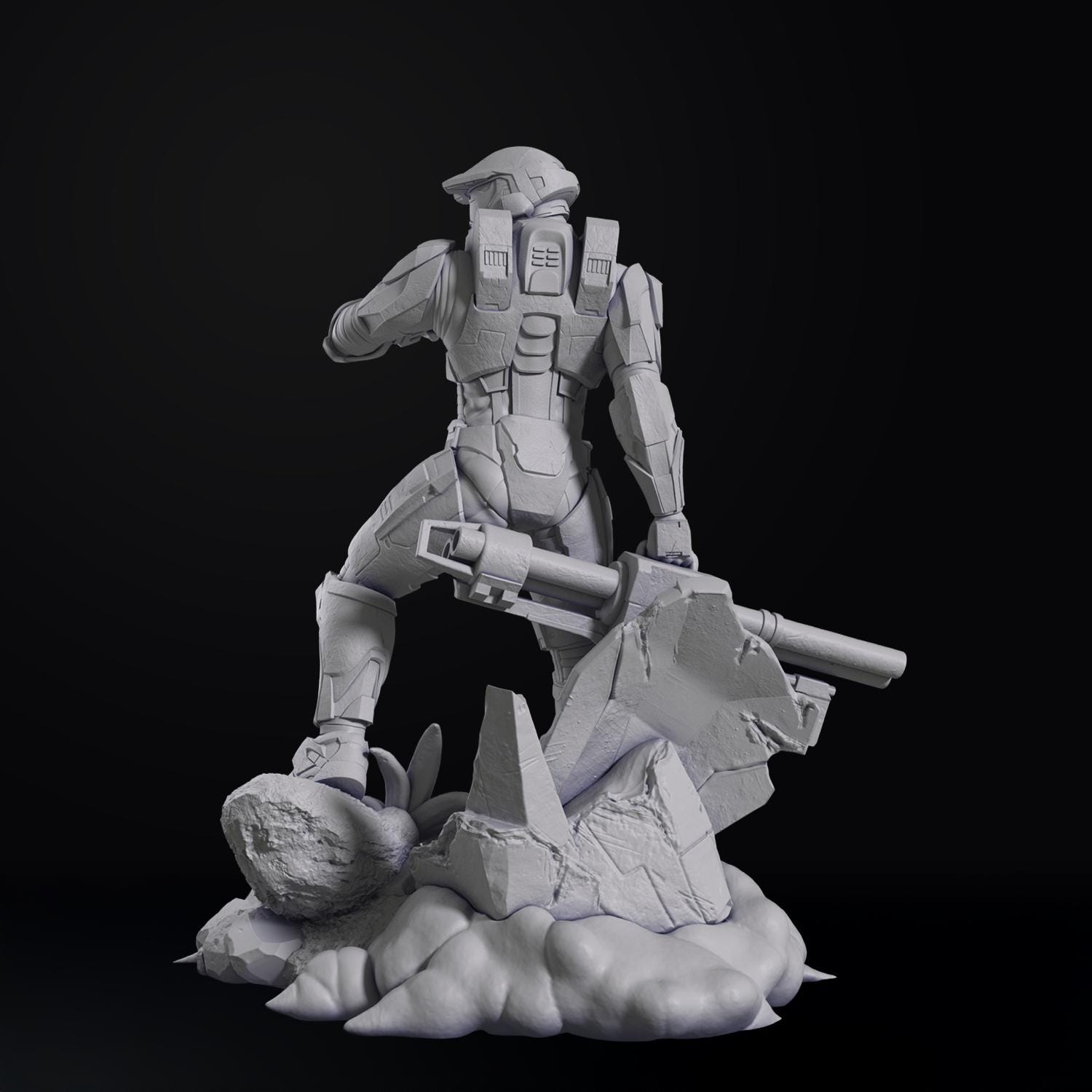 Master Chief STL 3D Print Model - Etsy