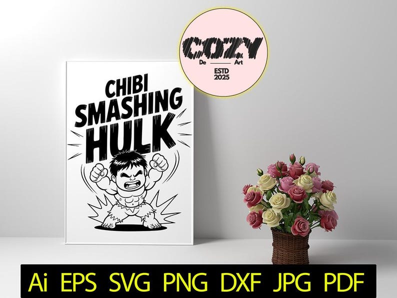 Chibi Hulk SVG, Baby Superhero Svg Bundle, Cute Superheroes League ...