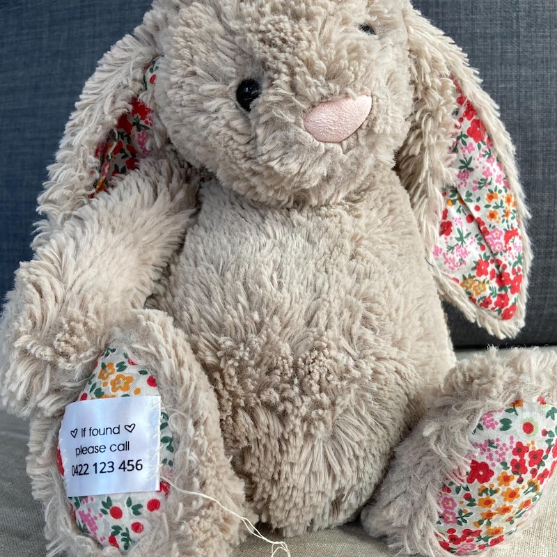 Name Tag for Soft Toy - Etsy UK