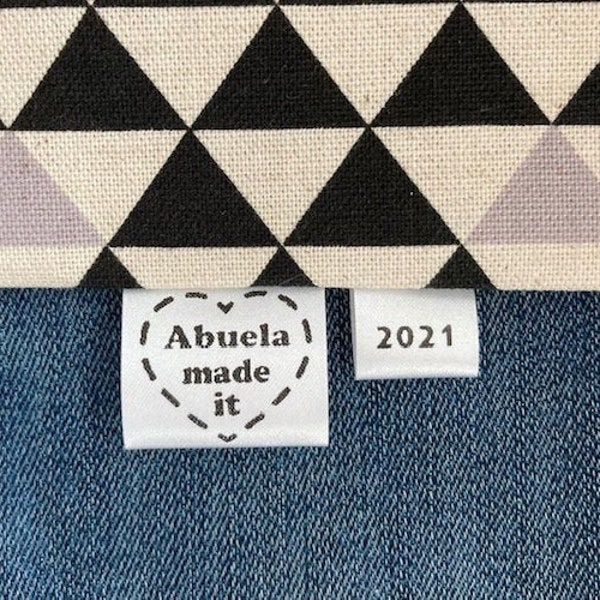 Made With Love by Grandma Sewing Labels - Etsy