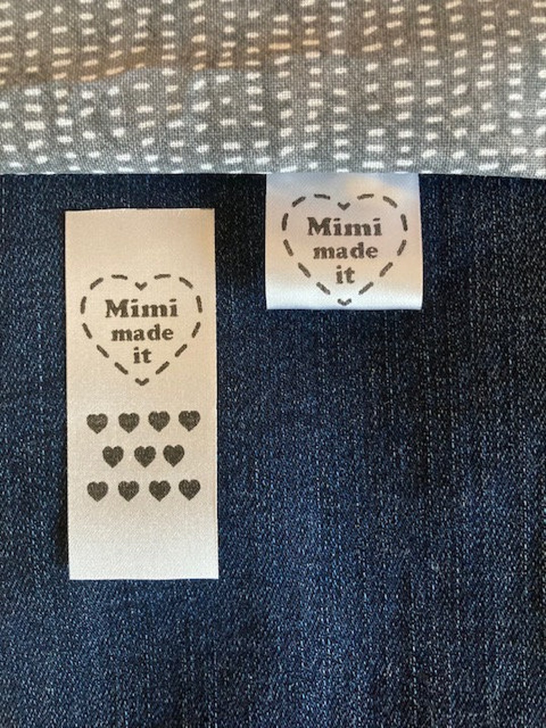 Mimi Made It! Tags & Labels, Sew Knit Crochet Craft Quilt, Made With ...