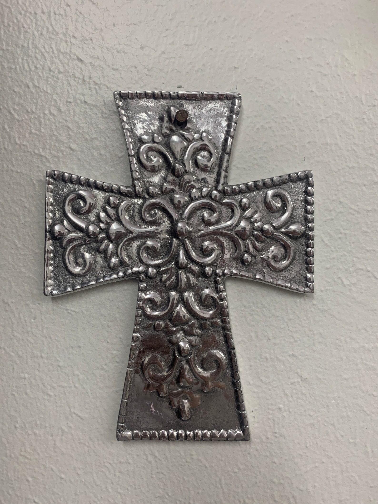Pewter Cross (cruz De Pewter) - Etsy