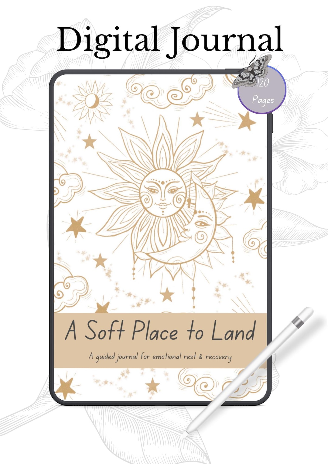 A Soft Place to Land – Gentle Mental Health Journal for Emotional ...