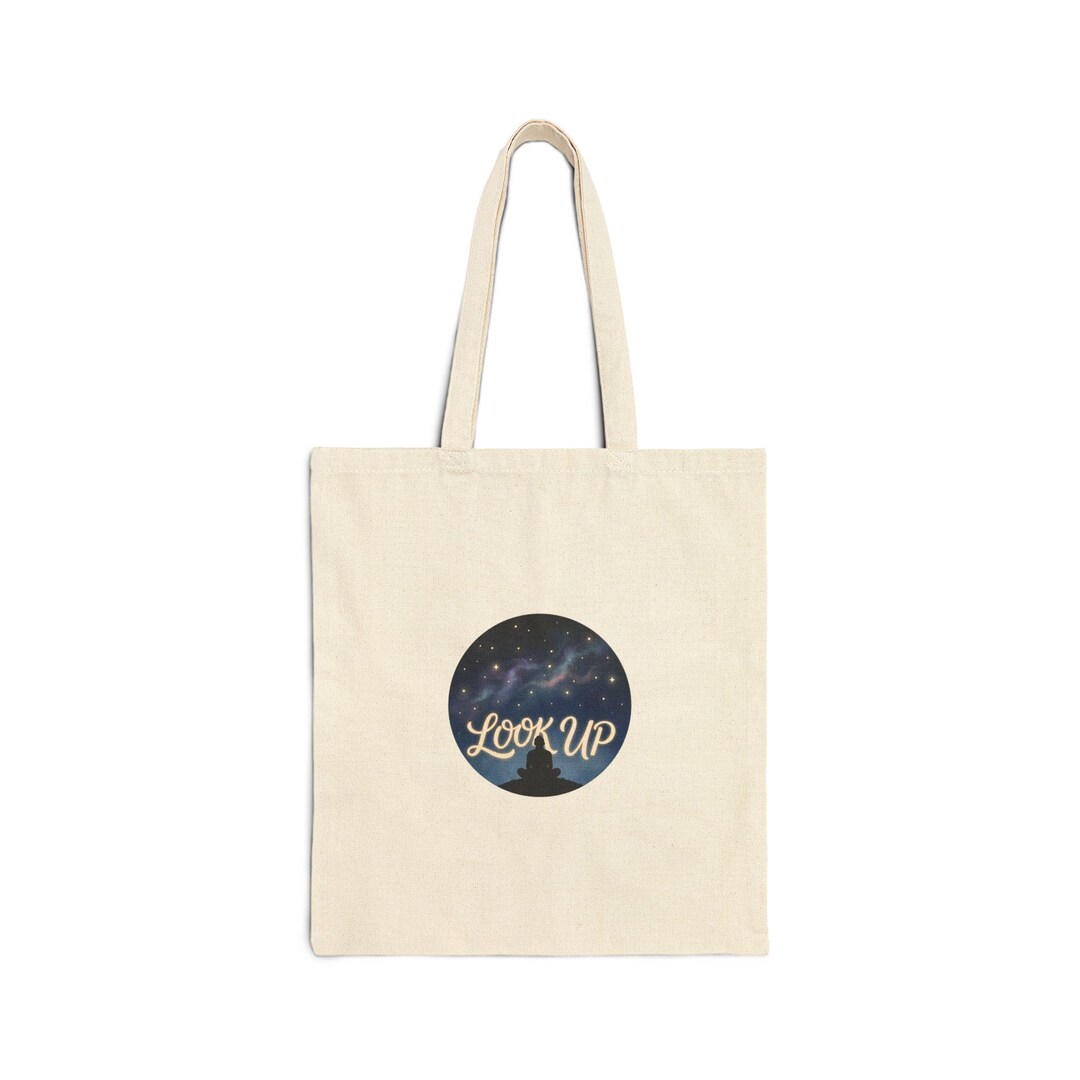 Look up Moon & Stars Tote | Skywatching, Night Sky Illustration - Etsy