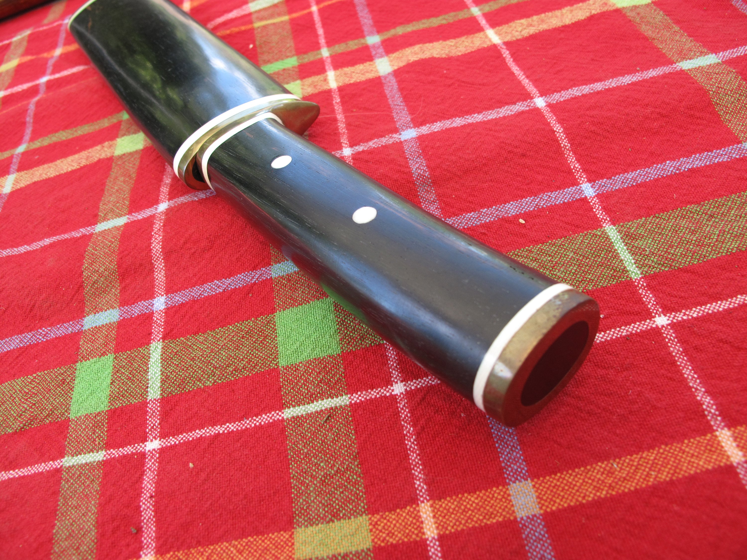 Enab Fighting Knife Thai Hand Made Stainless Steel Blade and Ebony ...