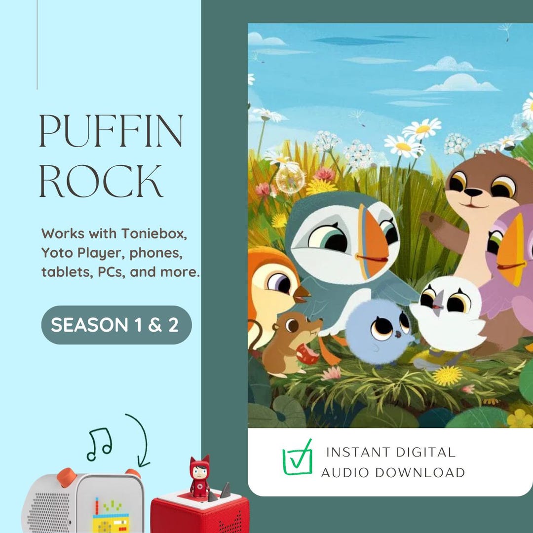 Puffin Rock Audio Bundle (season 1 & 2) | Kids Stories and Songs MP3 ...