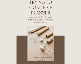 TTC Tracker Printable | Fertility Planner PDF | Trying to Conceive ...