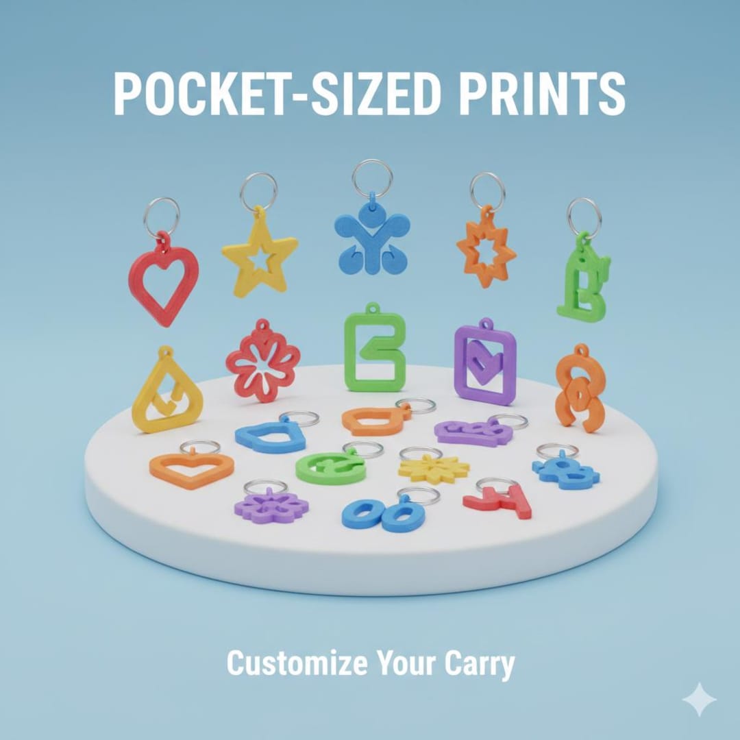 5000+ KEYCHAINS + SMALL 3D PRINTS - Icons, Charms, Tags & Mini Figures ...