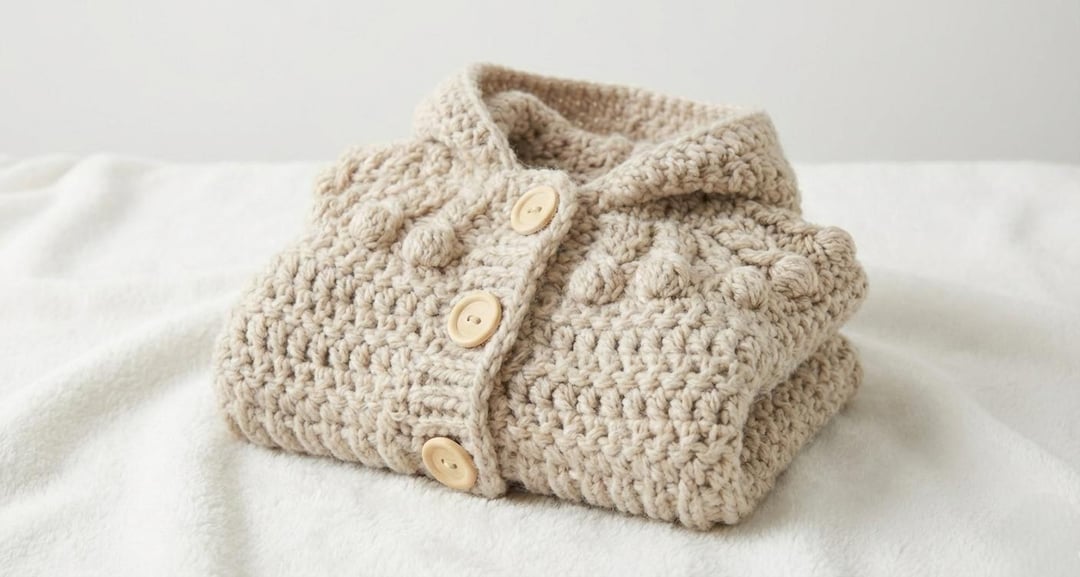 Granny Stitch Cardigan Crochet Pattern – Beginner Friendly Baby Sweater ...