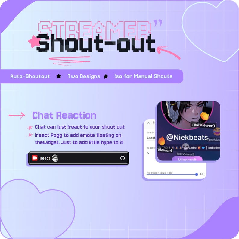 Streamer Shout-out Widget for Streamelements | Auto & Manual Twitch ...