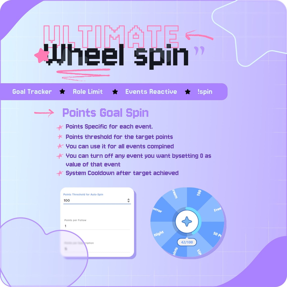 Spin the Wheel Widget for Streamelements • Auto-wheel Spin • Manual ...
