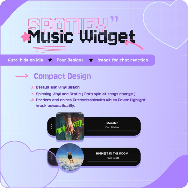 Spotify Music Widget for Streamelements | Twitch - Youtube - OBS Now ...