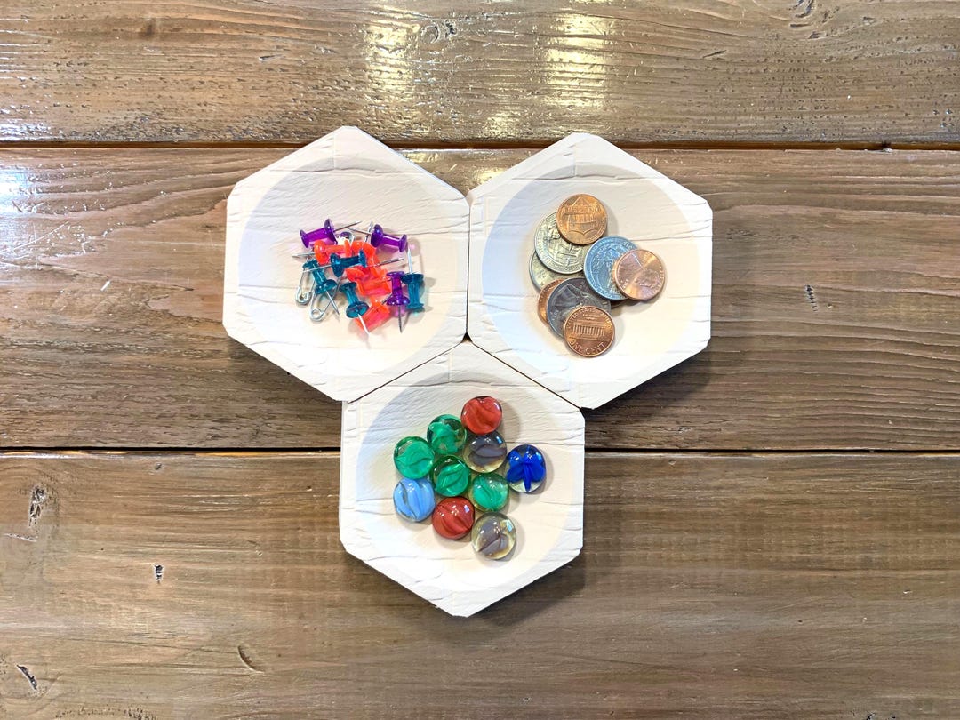 Hex Token Tray and Desk Organizer - Etsy