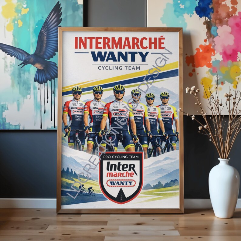 Intermarché Wanty Team Poster - Etsy