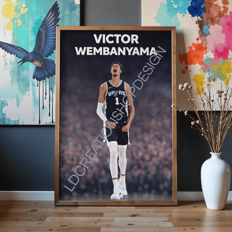 Victor Wembanyama Poster - Etsy