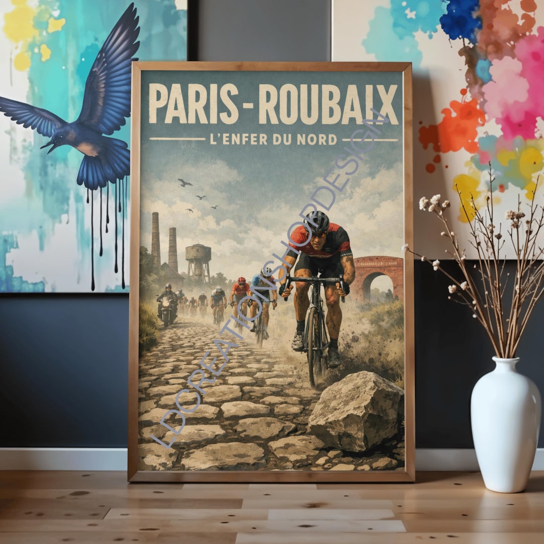 Paris-roubaix Poster - Etsy