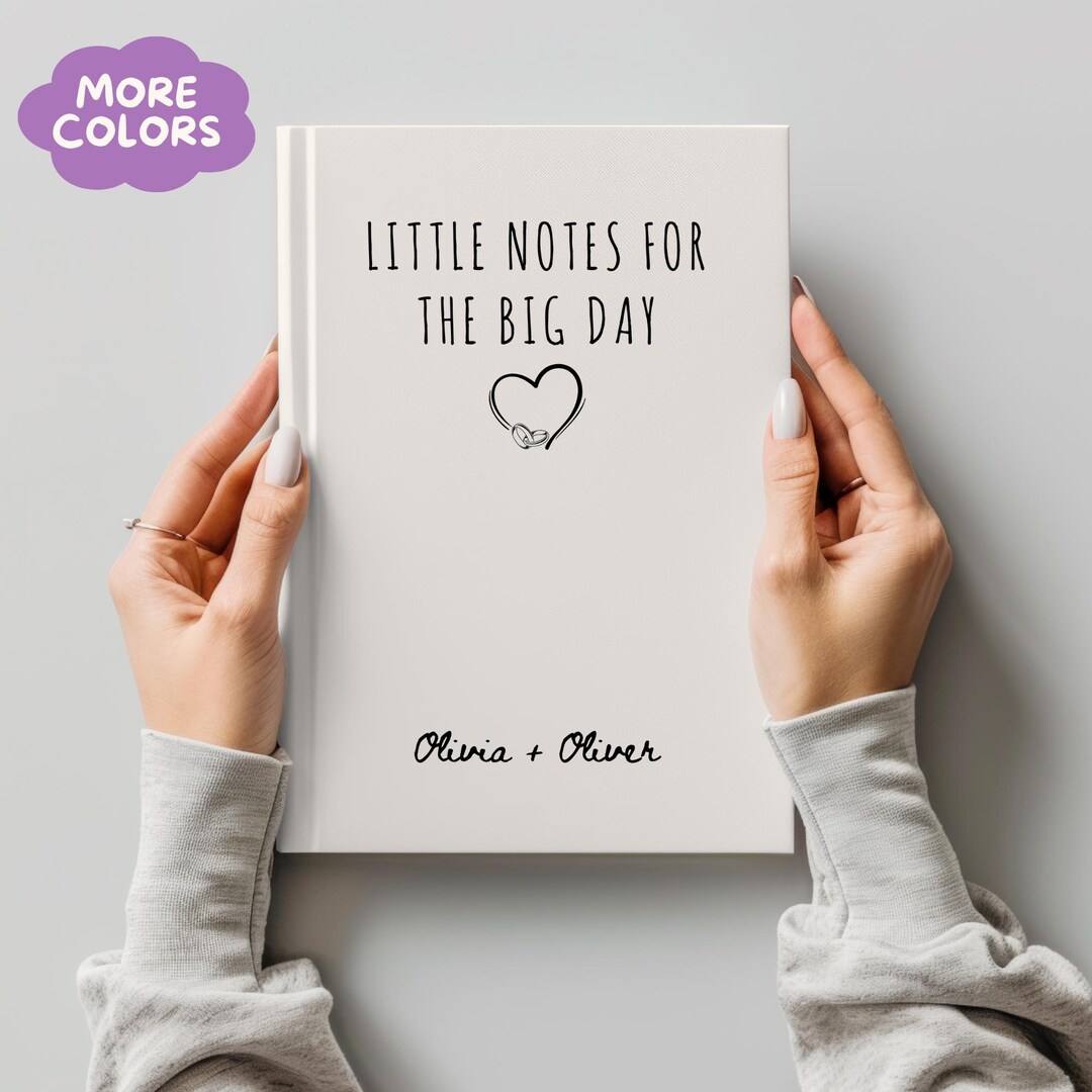 Personalized Wedding Notebook, Future Bride Engagement Gift, Bridal ...