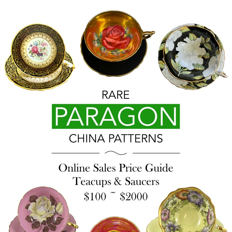 Paragon Cups & Saucers - Etsy