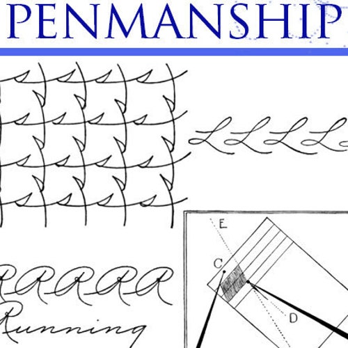 LEARN BUSINESS PENMANSHIP 146 Self Teaching Lessons on | Etsy