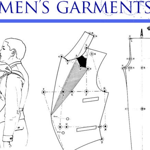 Designing and Cutting Mens Garments Design Your Own Vintage - Etsy
