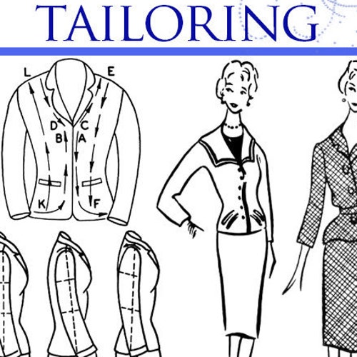 A HANDBOOK for HOME TAILORING Create Tailor Made Garments at | Etsy