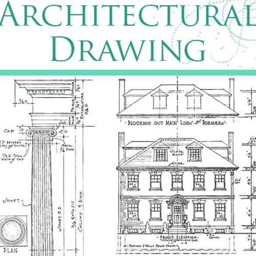 VICTORIAN ARCHITECTURAL DRAWING an Illustrated Step by Step | Etsy