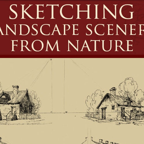 SKETCHING LANDSCAPE SCENERY From Nature Rare 1816 Book 64 Full - Etsy