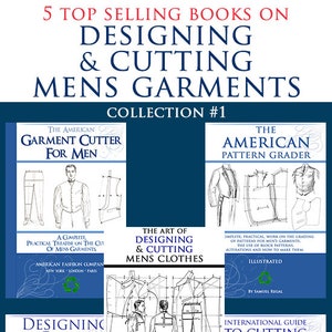 New Collection of 5 X Top Selling Victorian MENS GARMENT PATTERN Books ...