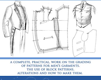 Design Your Own Clothes Mens TAILORING and TUXEDO PATTERNS | Etsy