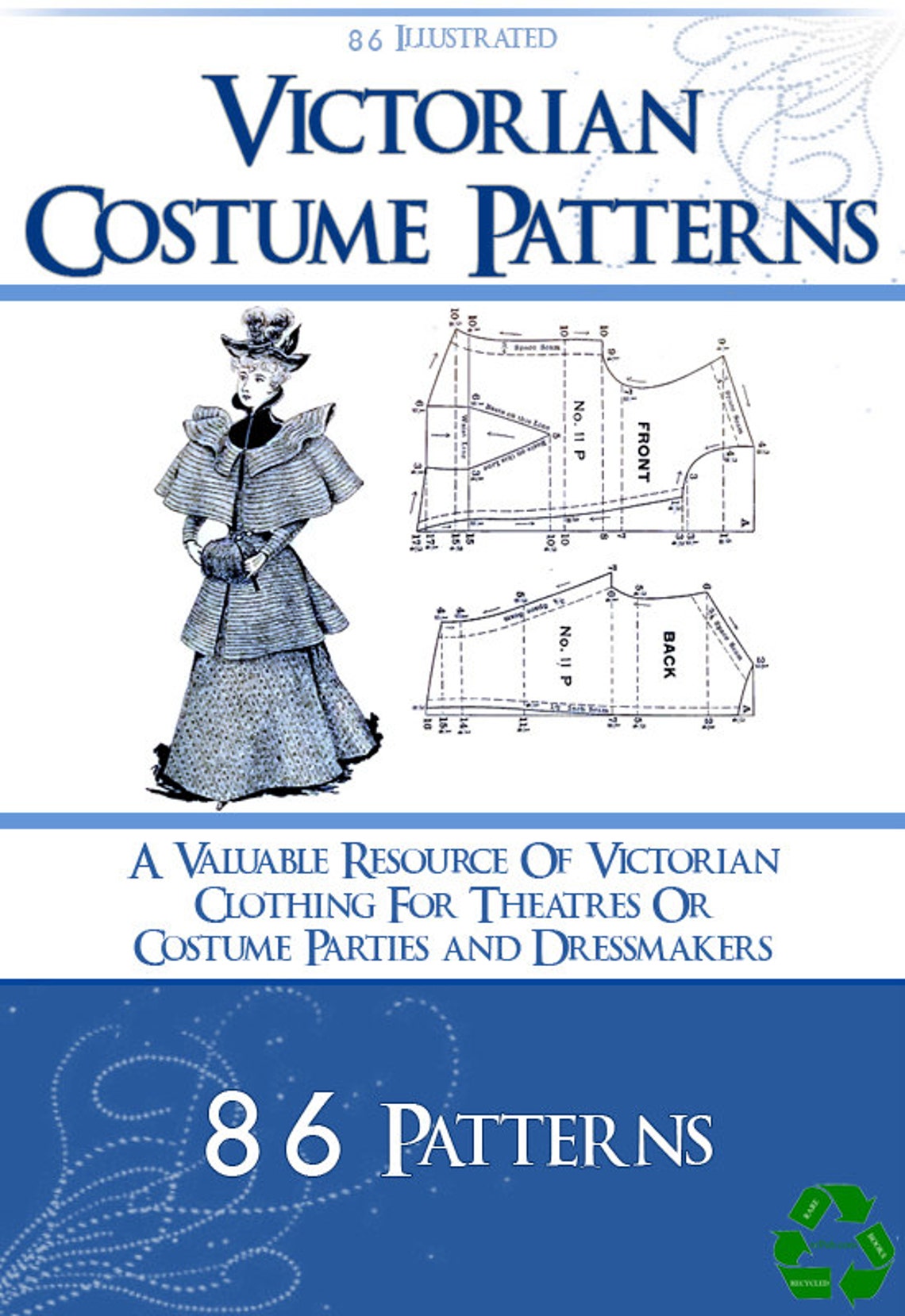 86 Victorian DRESS SEWING PATTERNS Design Your Own Theatre - Etsy UK