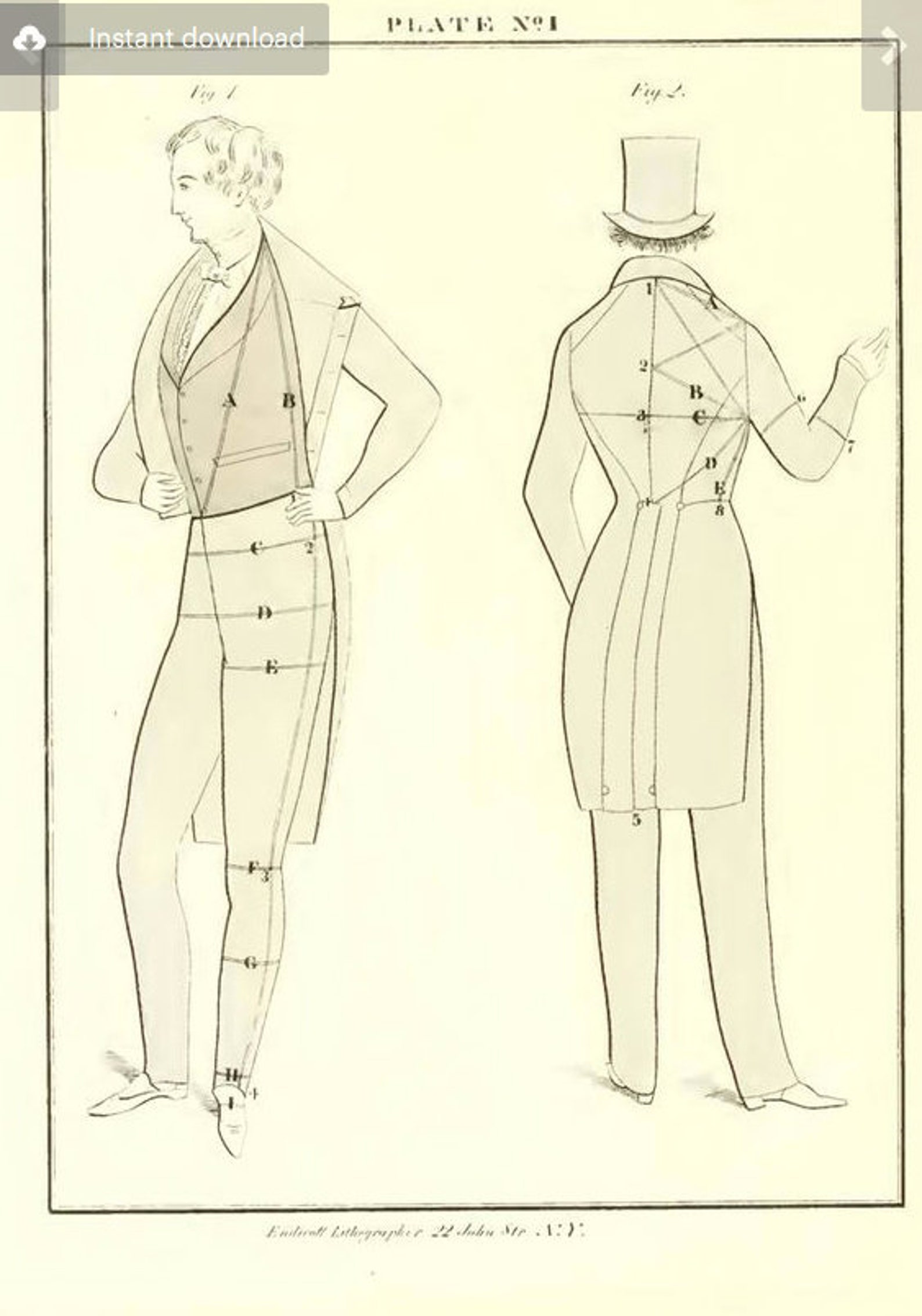 New Collection 3 of 5 X Rare Victorian TAILORING MENS | Etsy