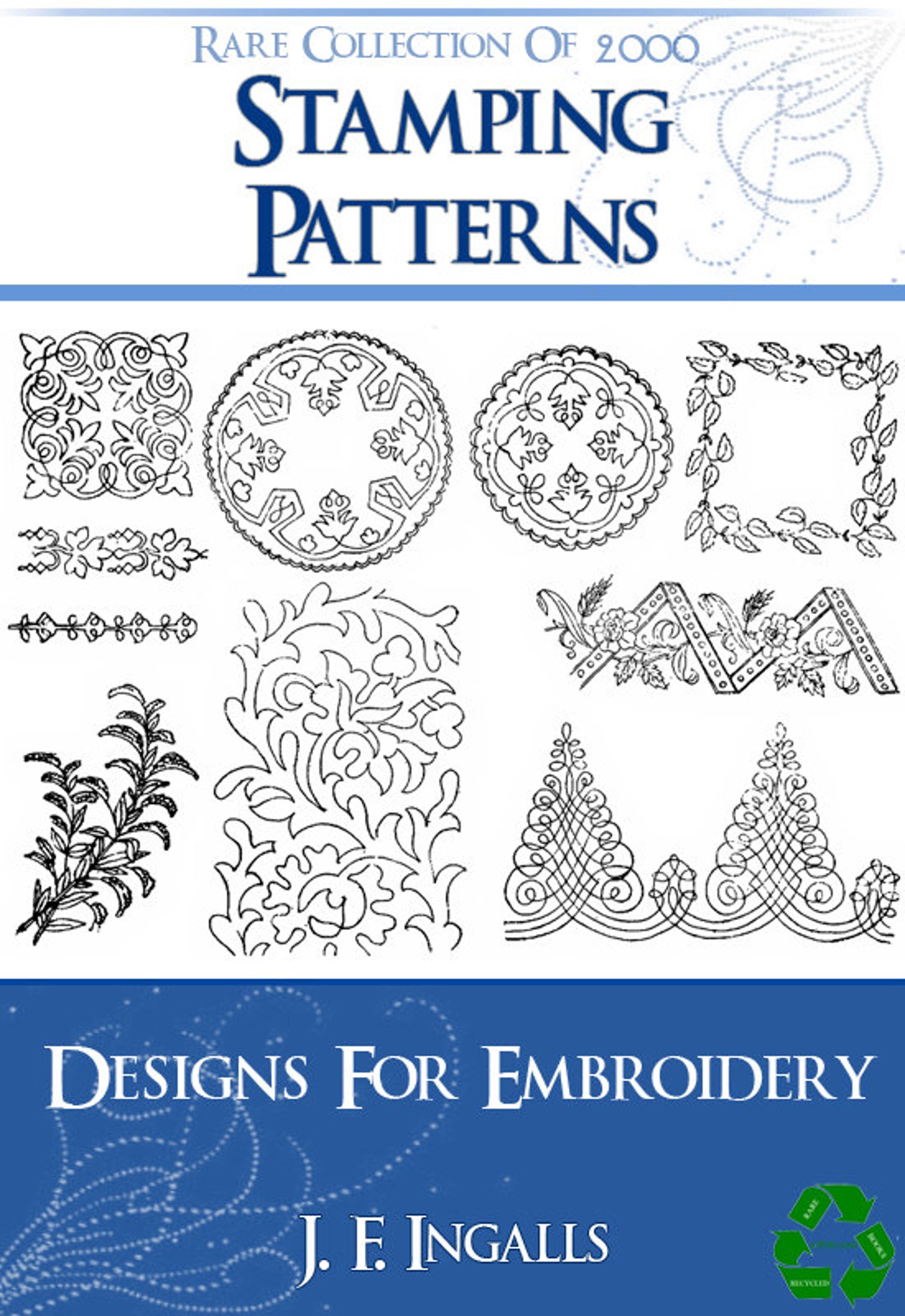 2000 STAMPING PATTERNS Rare Vintage Clipart Designs Book for - Etsy