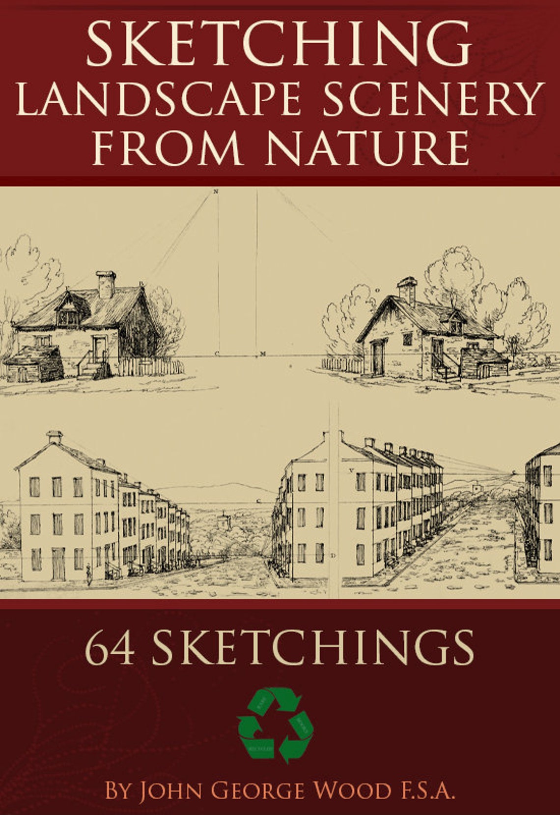 SKETCHING LANDSCAPE SCENERY From Nature Rare 1816 Book 64 Full | Etsy