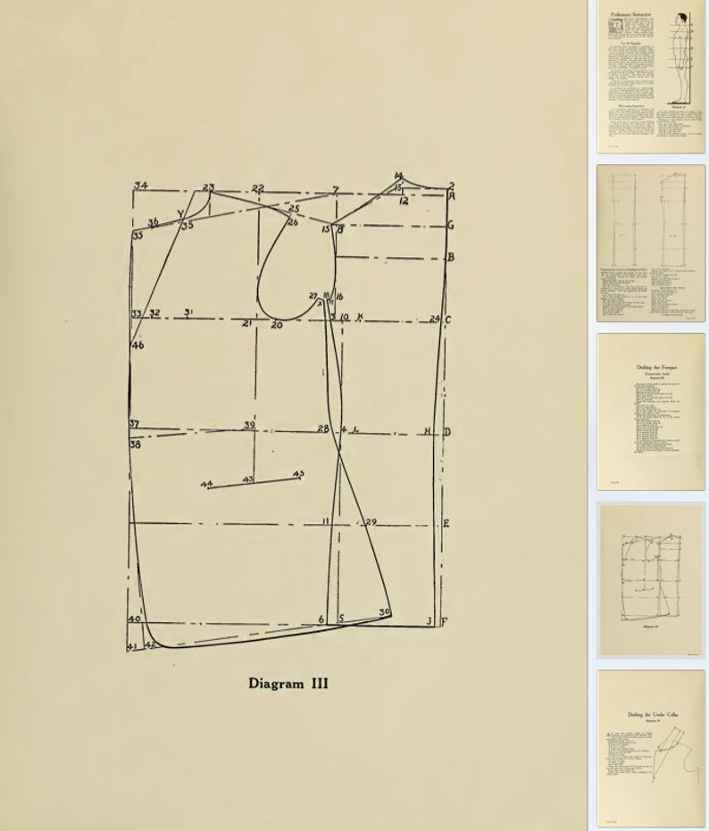 Drafting Mens COTTON GARMENTS Design Your Own Victorian Mens - Etsy