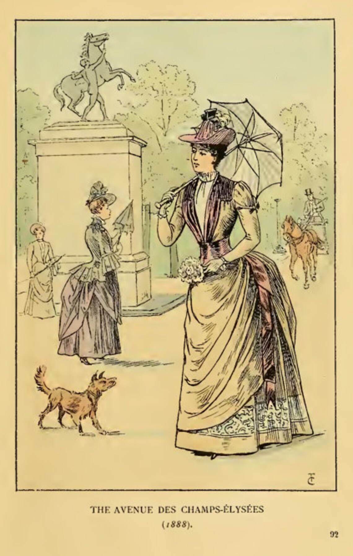 PARIS FASHIONS 1797 to 1897 With 100 Full Page Colored Outfits ...