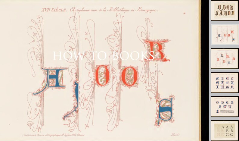 ILLUSTRATED CALLIGRAPHY TREASURE Rare Illustrated Book in | Etsy