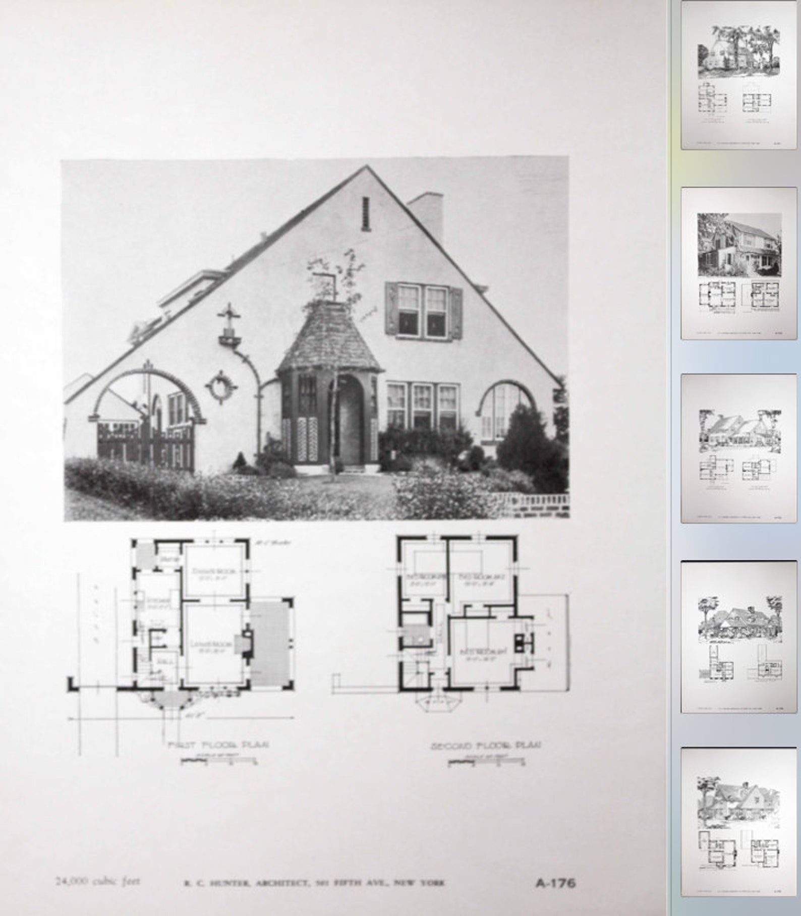 1930s Small House Designs A Unique Collection of 50 Architecture ...