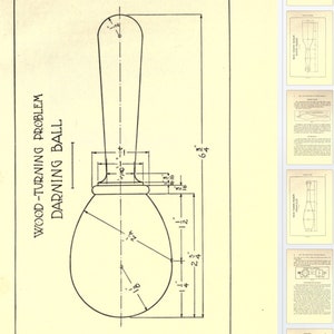 Art Lessons in WOOD TURNING Rare Illustrated Book With 37 Woodworking ...