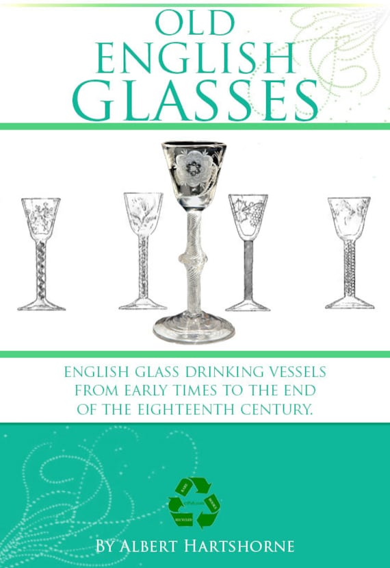 OLD ENGLISH GLASSES a Rare Illustrated Reference Book on Early | Etsy India