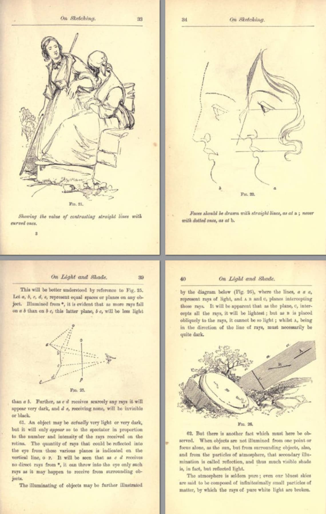 The Illustrated HANDBOOK of DRAWING 295 Pages on Freehand Drawing ...