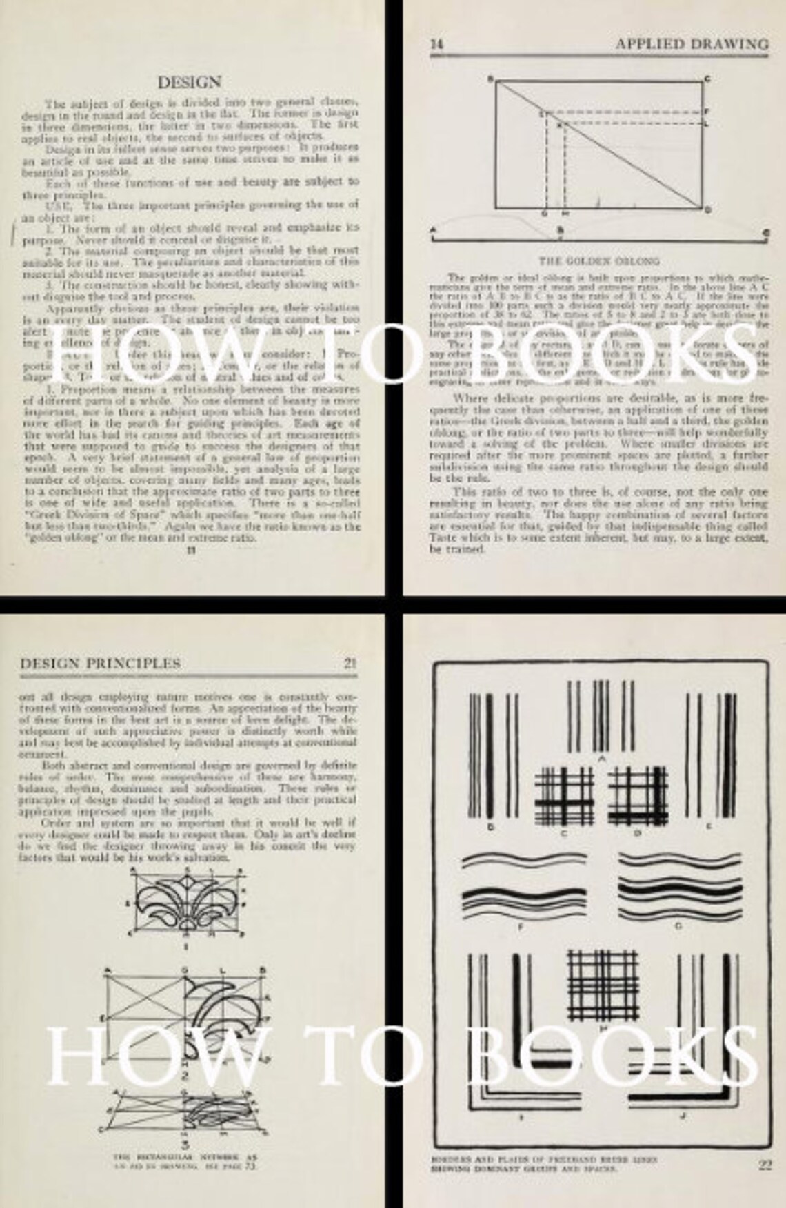 APPLIED DRAWING ~ Pictorial ~ Decorative ~ Mechanical Rare Illustrated ...