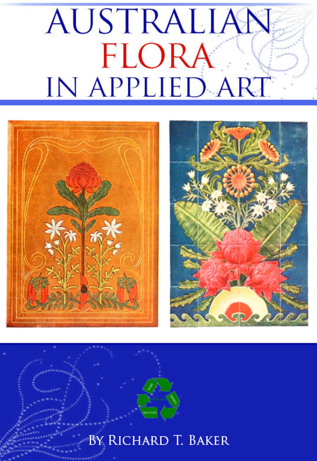 AUSTRALIAN FLORA in Applied ART Rare Illustrated Guide 106 Pages With ...