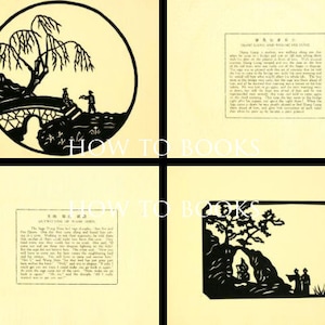 LEGENDS of ANCIENT CHINA Rare 1870 Book With 8 Full Page Silhouette ...