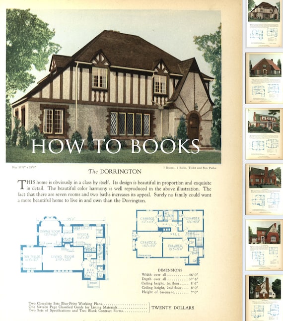 Old House Plans Poster Size The Radford American Houses: 100 Houses