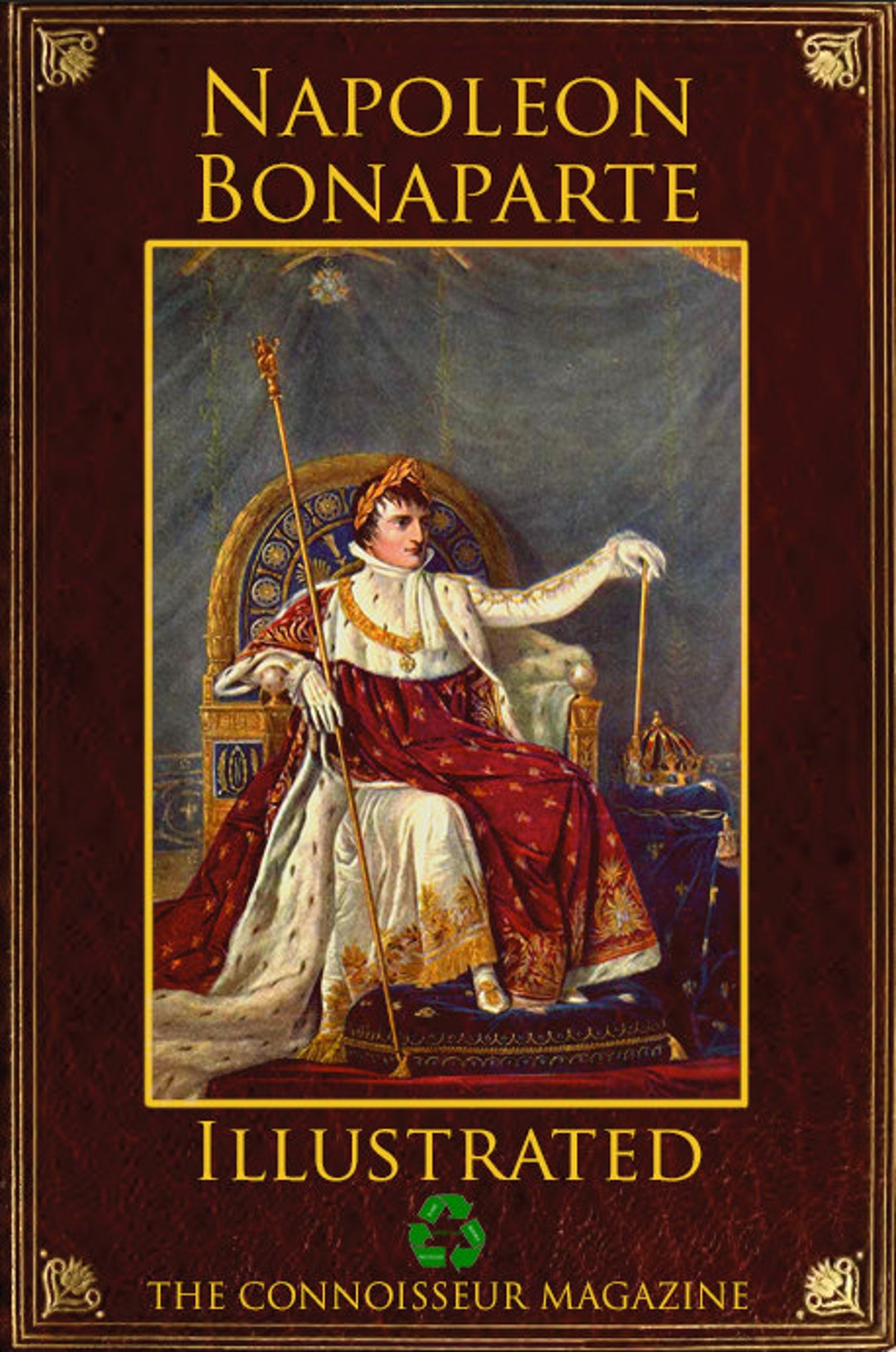 NAPOLEON BONAPARTE Rare ILLUSTRATED Book About the French Emperor His ...