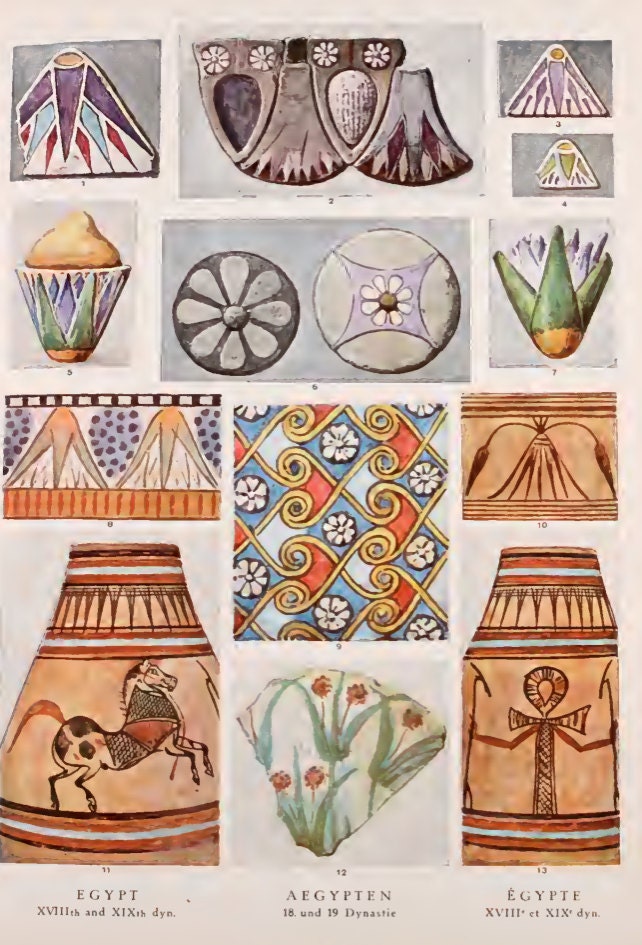 History of DECORATIVE MOTIFS 2000 Full Color Illustrations 163 | Etsy