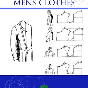 New Collection of 5 X Top Selling Victorian MENS GARMENT PATTERN Books ...