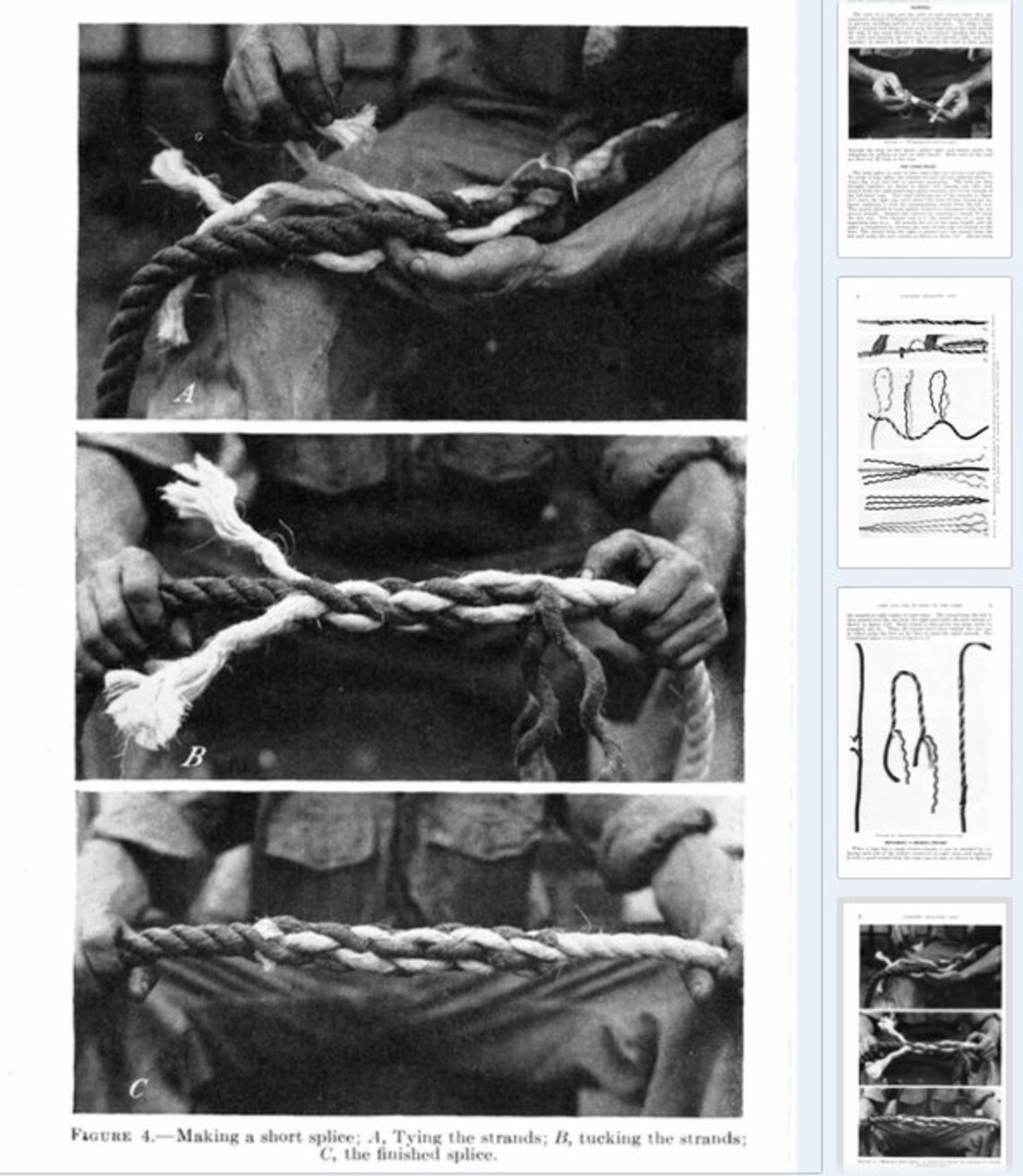 Farm Rope KNOTS ~ HITCHES ~ SPLICES Guide to Care and Use of Rope on ...