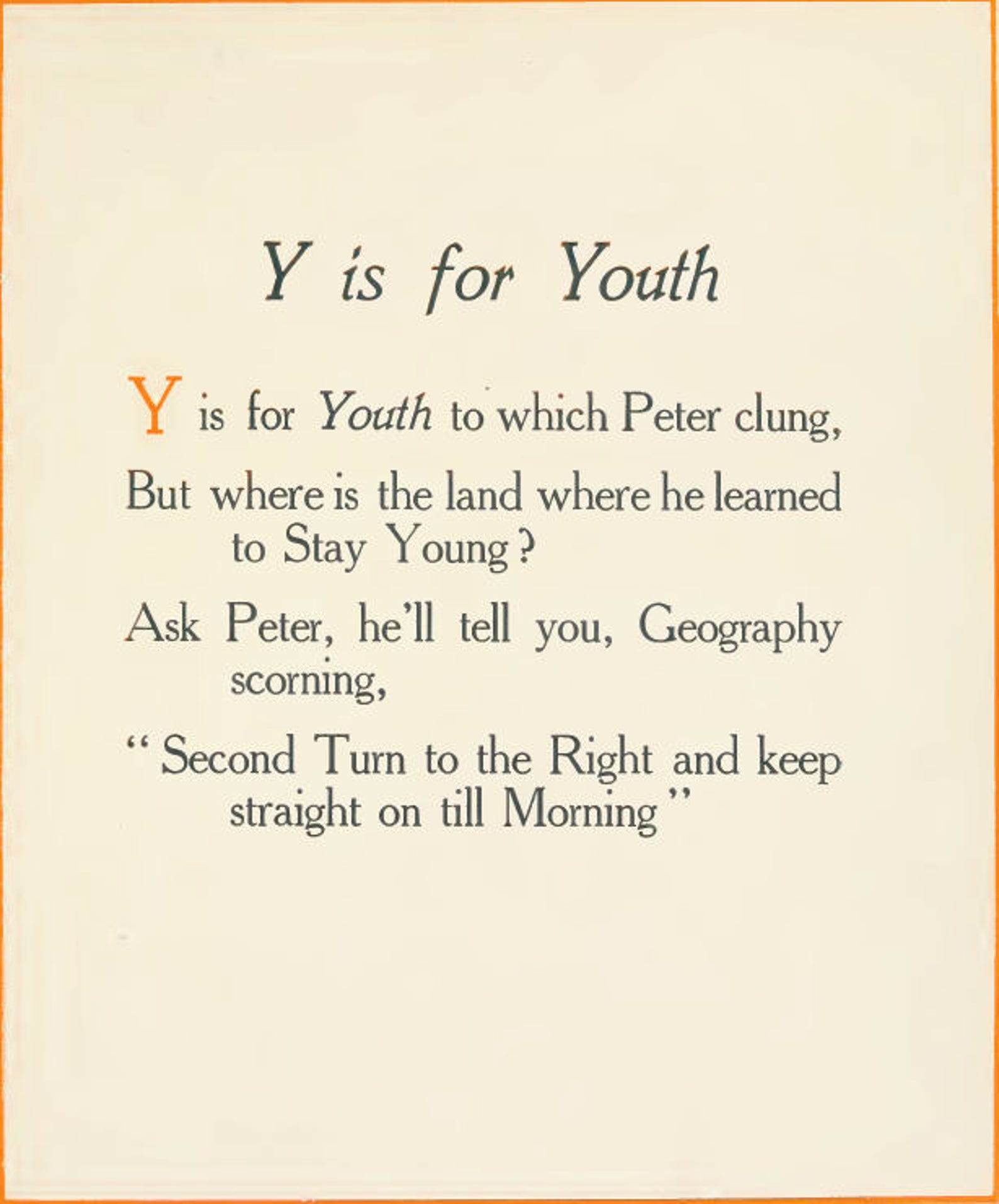 Classic Illustrated Childrens Book the PETER PAN ALPHABET 57 - Etsy