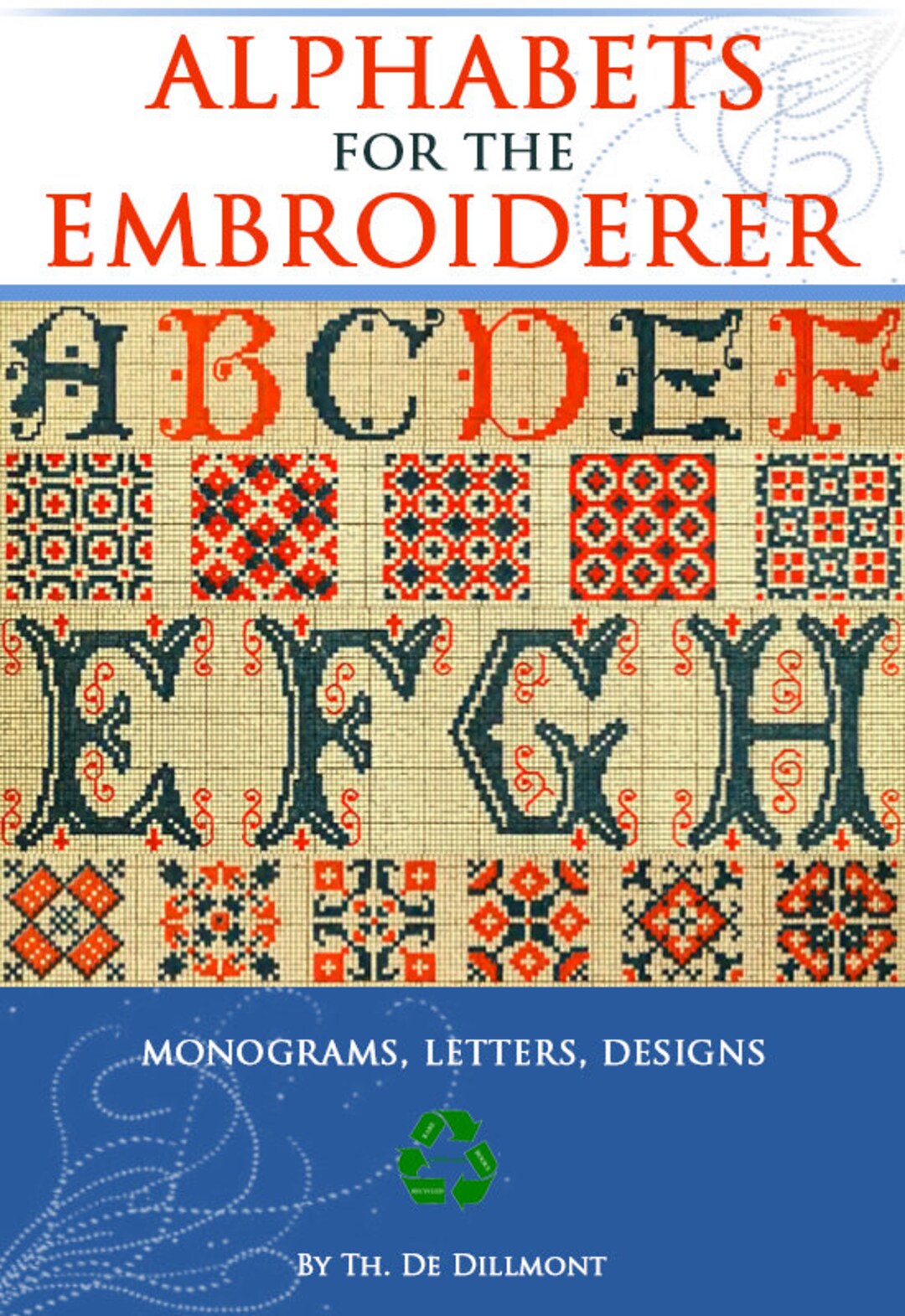 Rare Illustrated Patterns Book ~ ALPHABETS for the EMBROIDERER ~ 105 ...